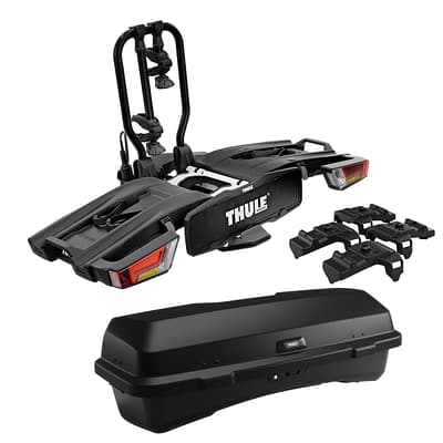 THULE 933 EasyFold XT 2 Fahrradträger black inkl. Santu Heckbox | 51005457