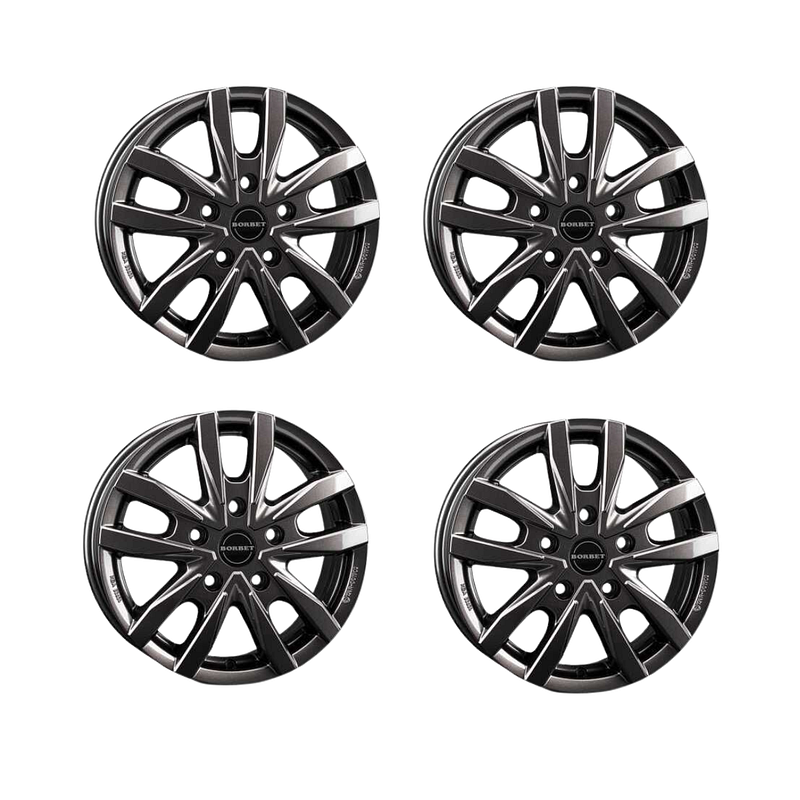 BORBET Alufelge CW5 mistral anthracite glossy 16 Zoll für Fiat Ducato ...
